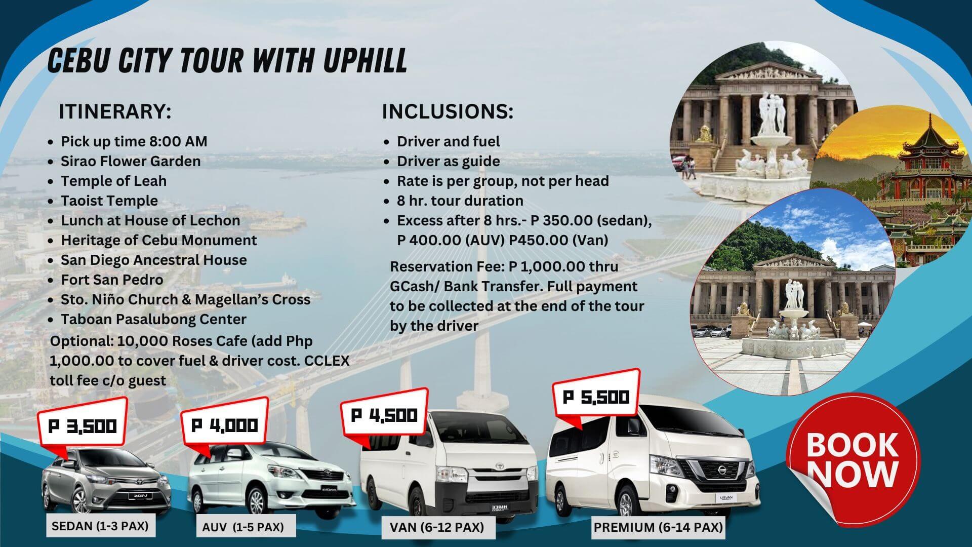 Van for Rent in Cebu | Cebu Van Rental | 100% Affordable